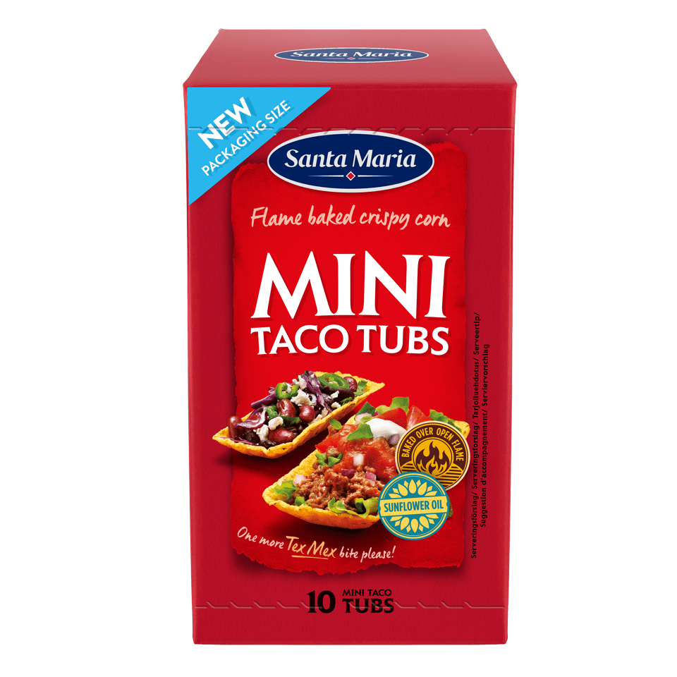 Mini Taco Tubs 10-pack | Santa Maria