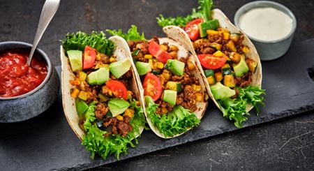 Gevulde mini Taco Tubs