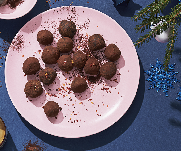 Chili-suklaatryffelit - Santa Maria resepti