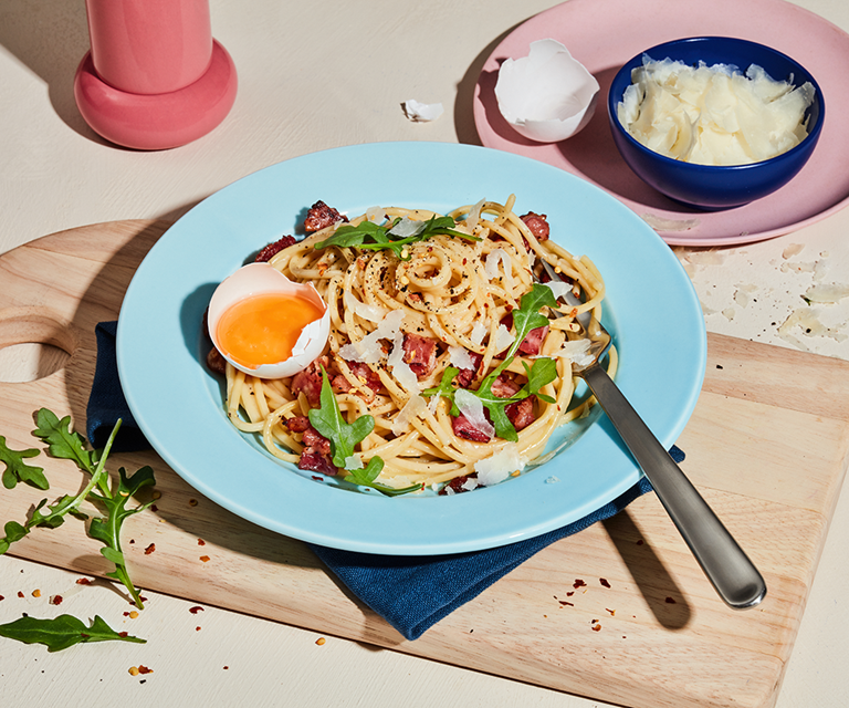 Kryddig Carbonara - Ett recept från Santa Maria