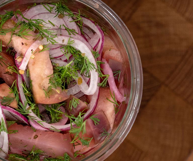 Vegansk sill i burk | Recept från Santa Maria