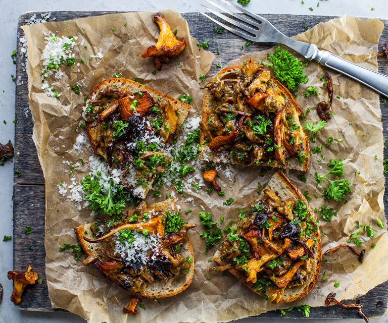 Kantarellmacka | Ett recept från Santa maria