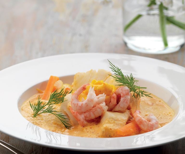 Fisksoppa med saffransrouille | Recept från Santa Maria