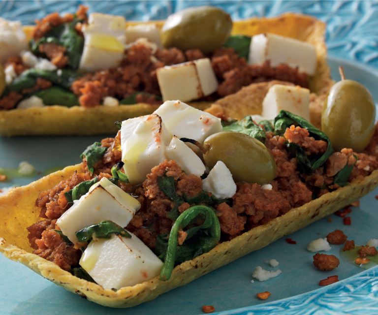 Vegetariska tacotubs med fetaost & oliver | Recept från Santa Maria