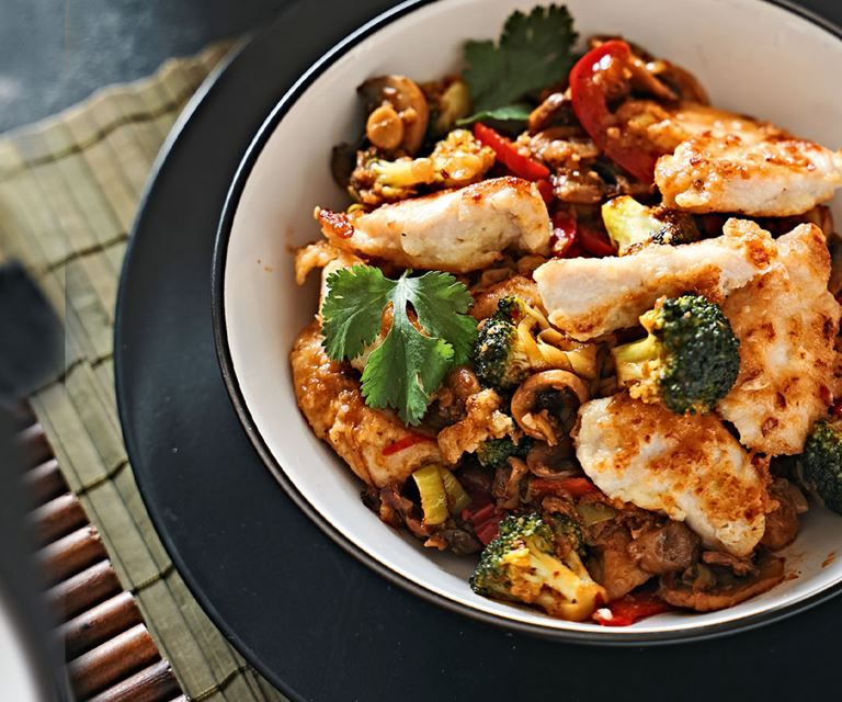 Cepta vista ar dārzeņiem un Āzijas garšvielām | Santa Maria