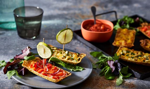 Gevulde mini Taco Tubs