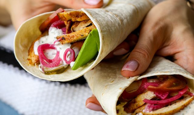 Mājas kebabs (vraps)