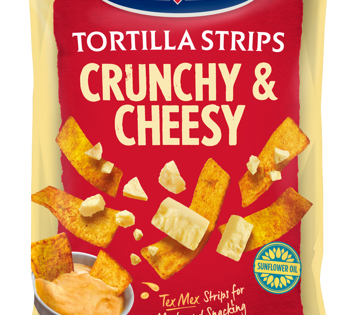 Tortilla Strips Crunchy & Cheesy
