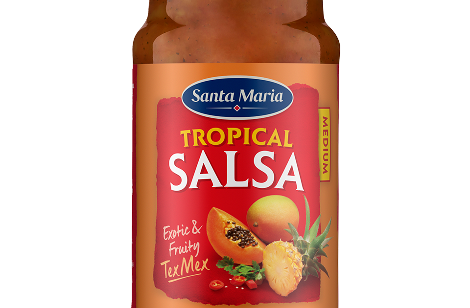Tropical Salsa Medium 230 g | Santa Maria