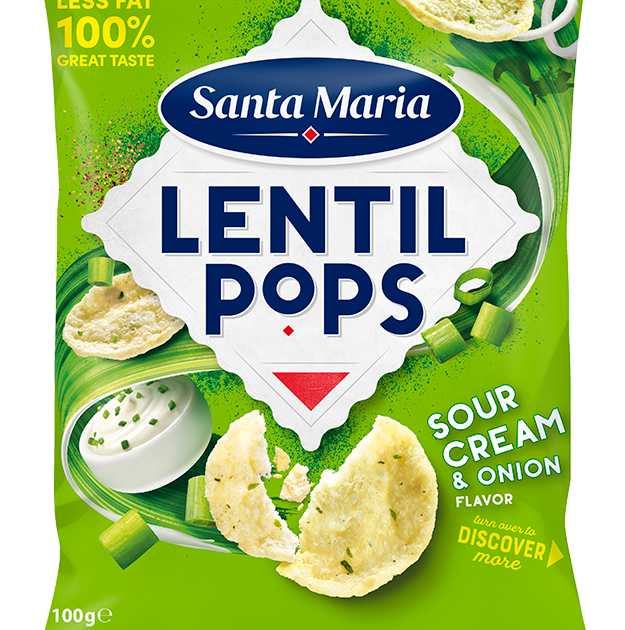 Lineschips Sourcream & Onion - Snacks från Santa Maria