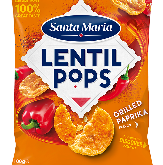 Linschips Grilled Paprika - Snacks från Santa Maria