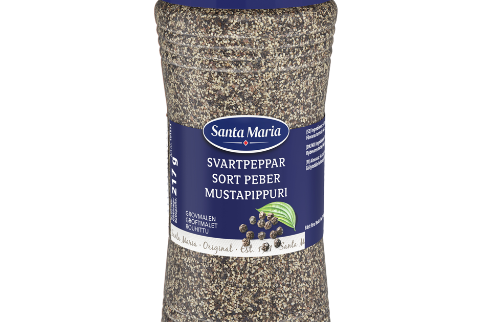 Sort pepper, Grovmalt