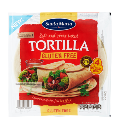 Tortilla Gluten Free 4-pack