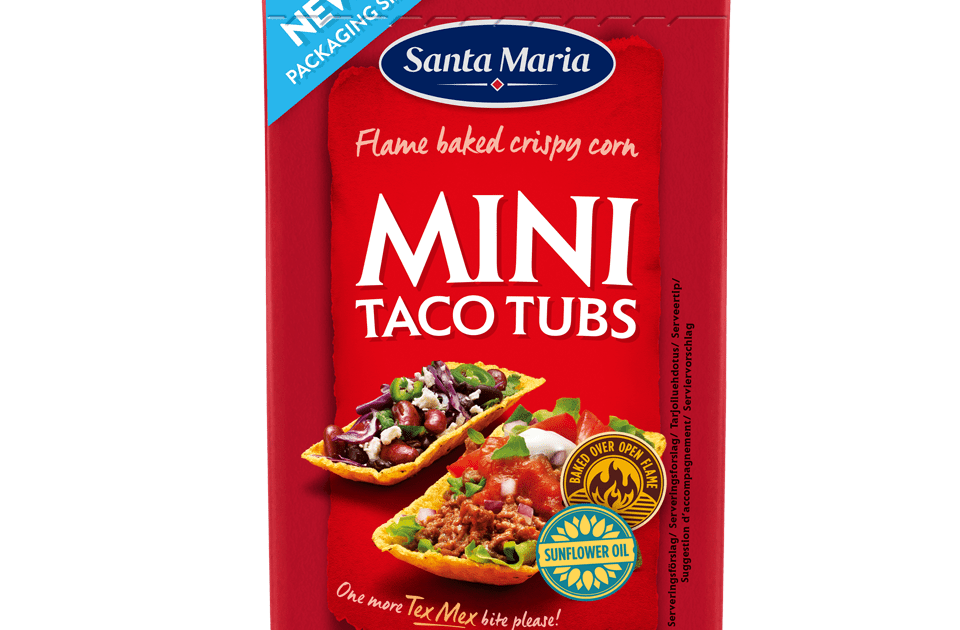 Mini Taco Tubs 10-pack | Santa Maria