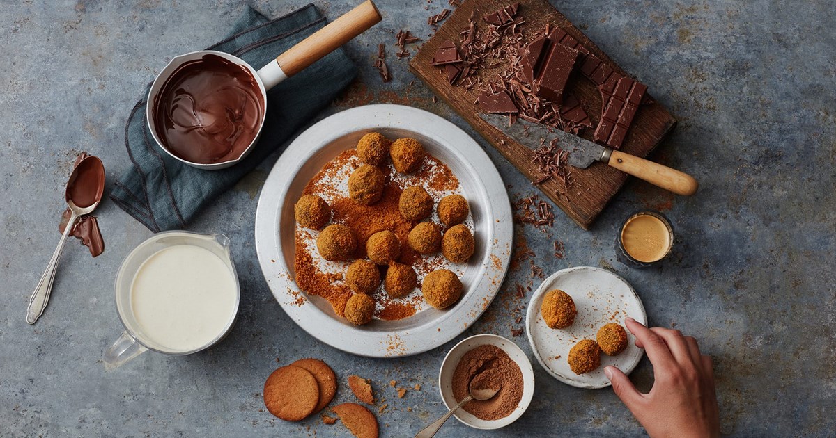 Pepparkakstryffel - Ett recept från Santa Maria