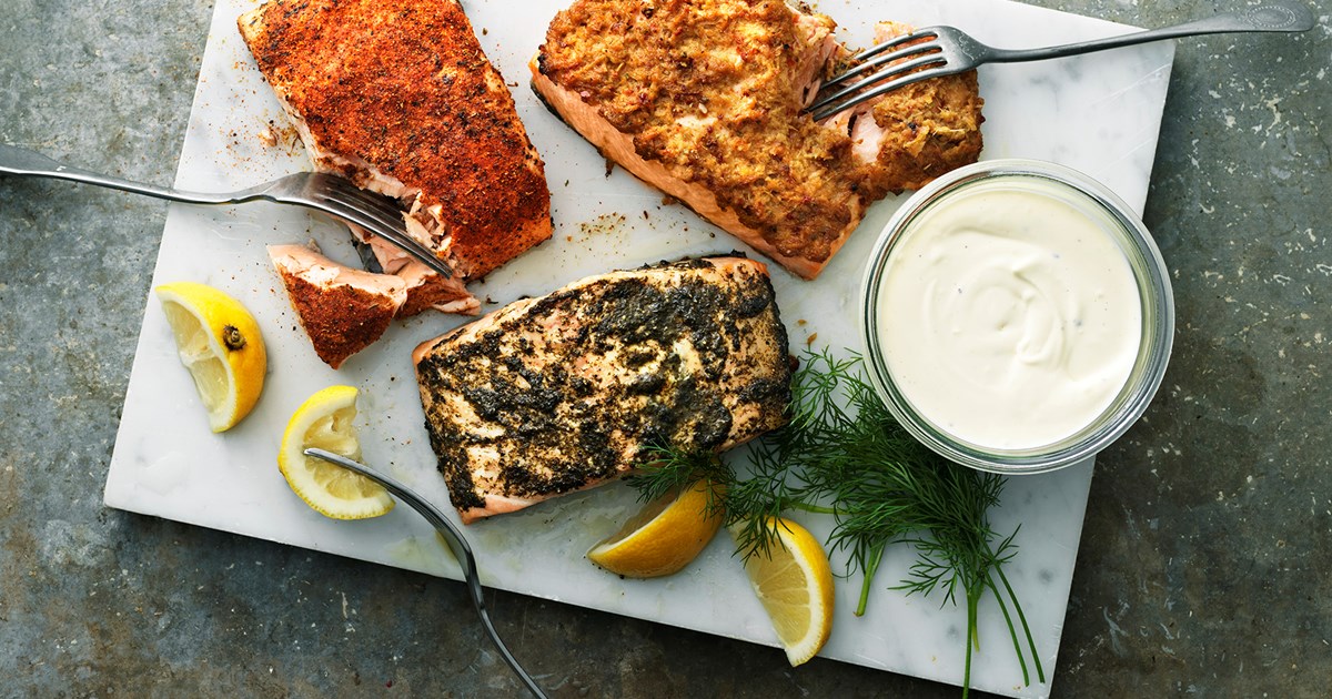 Lax i ugn på tre sätt | Recept från Santa Maria