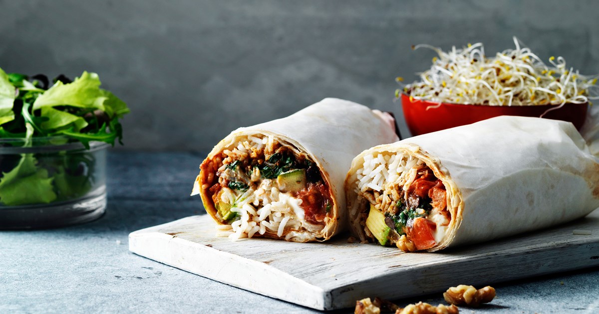 Burritos med sorte bønner & kremet feta | Santa Maria
