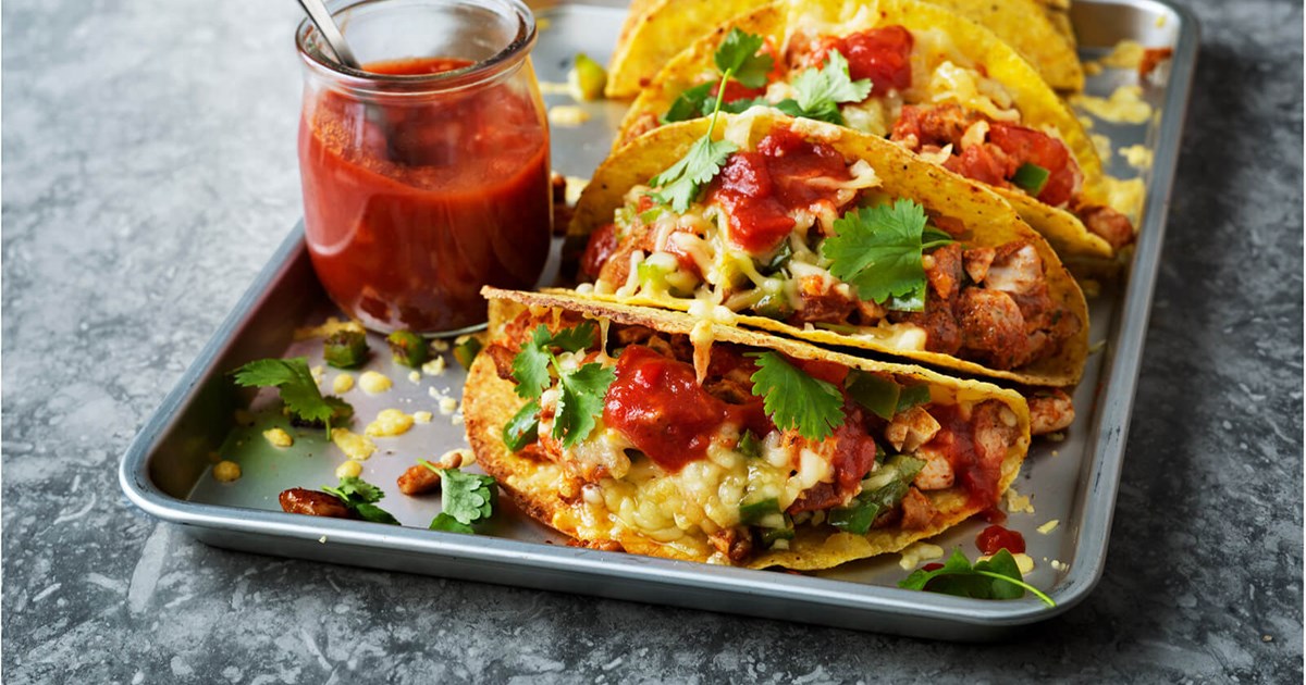 Gegratineerde taco's met kip recept | Santa Maria
