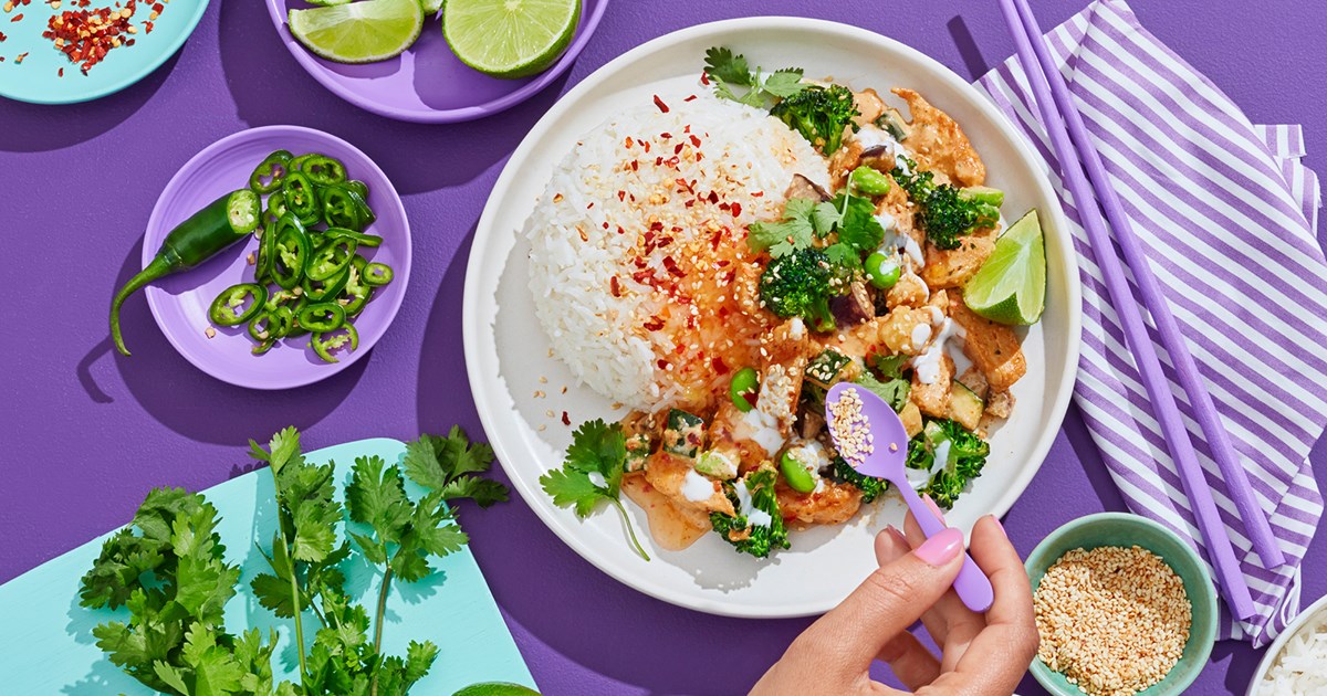 Tailandietiškas vištienos Wok | Santa Maria