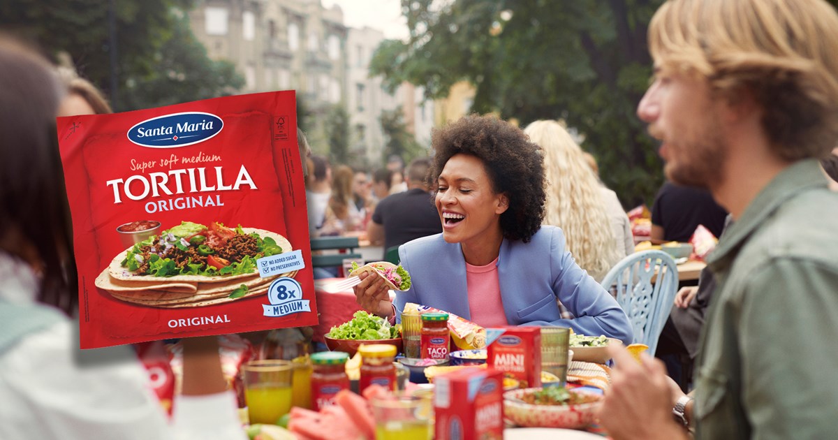 Op til 50% lavere klimapåvirkning fra Santa Maria hvedetortillas