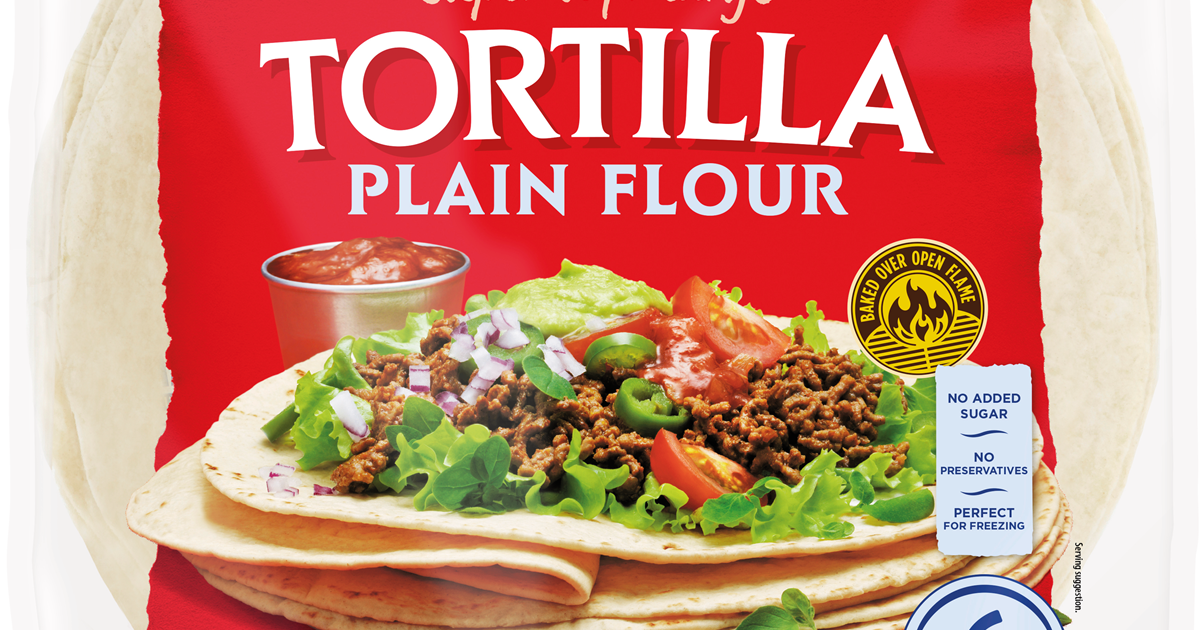 Large Plain Flour Soft Tortillas