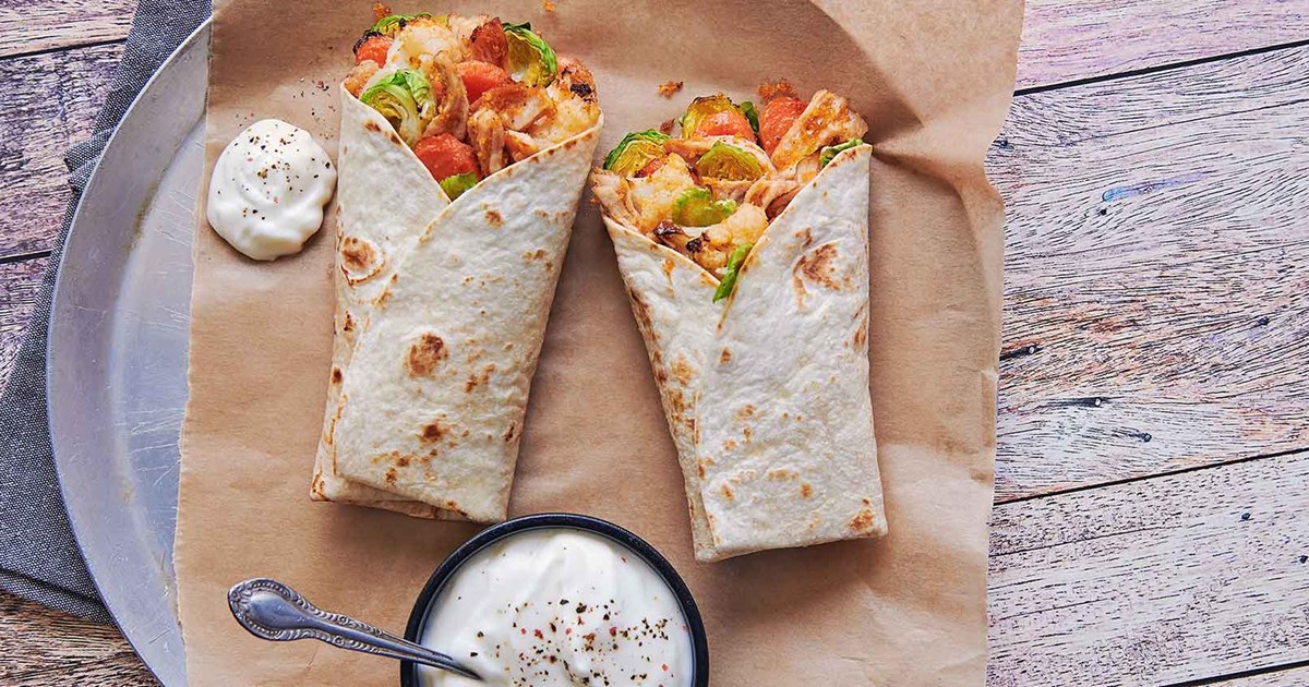 Colombian Turkey & Vegetable Wraps
